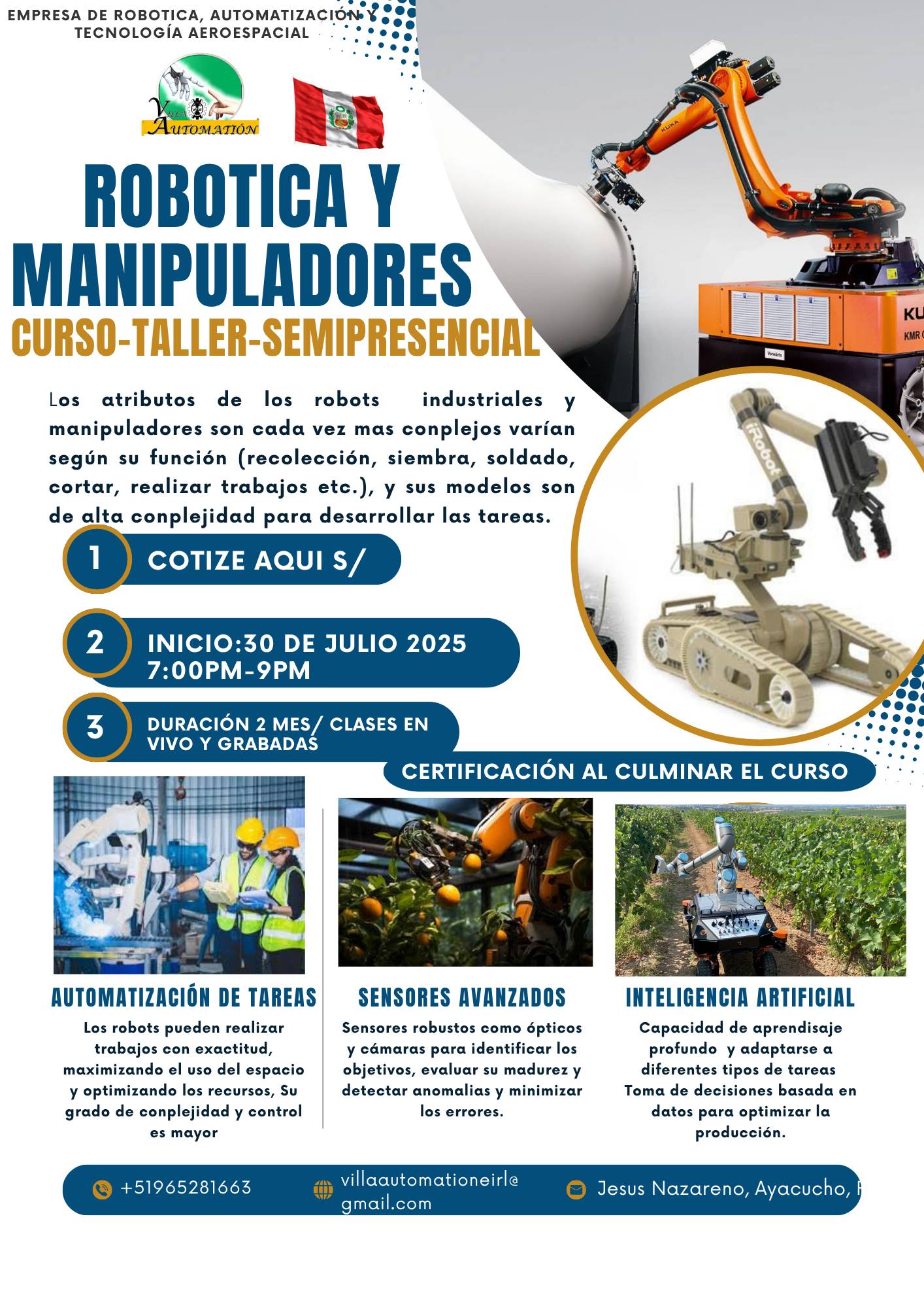Cursos y Capacitaciones — Villa Automation