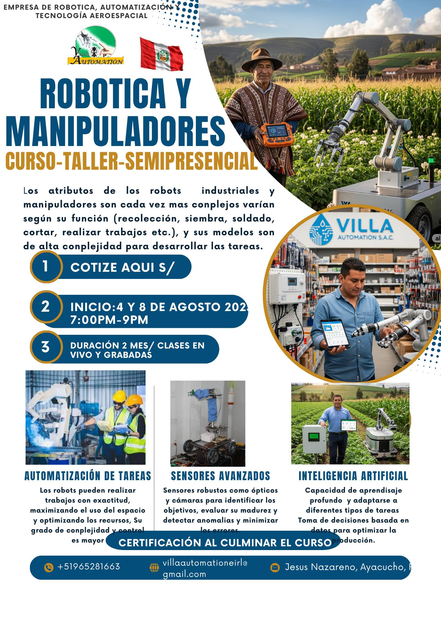 Cursos y Capacitaciones — Villa Automation
